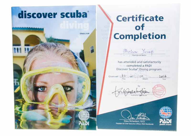 Discover scuba diving
